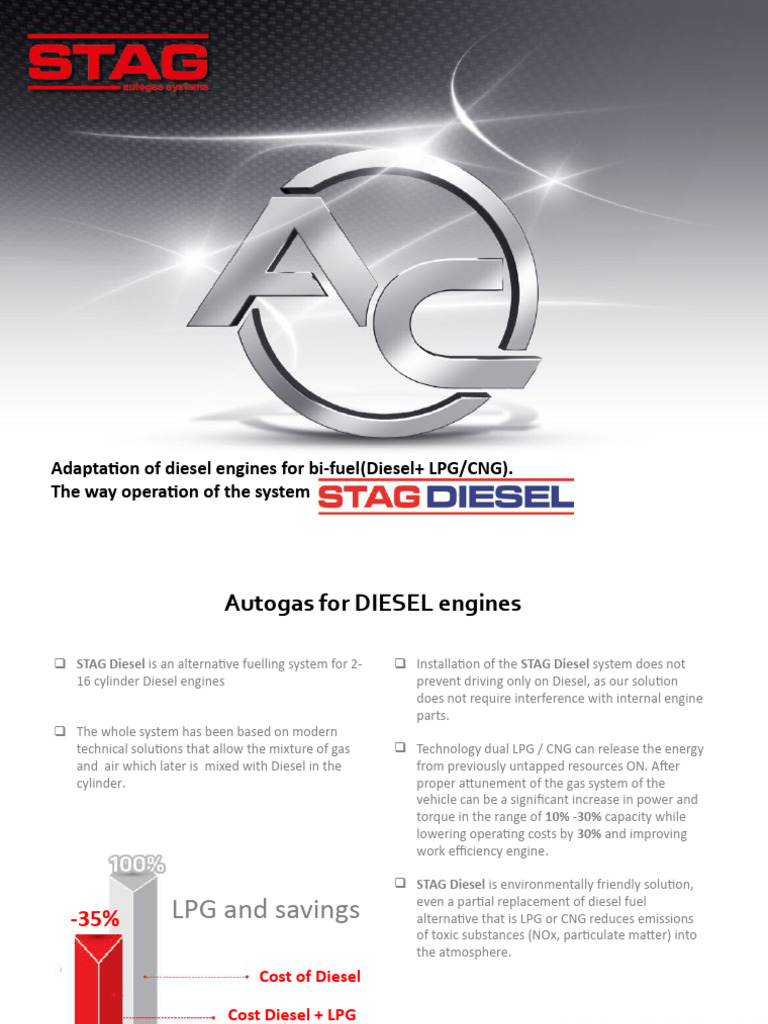 STAG DIESEL ENG DivEcoGas | PDF | Diesel Engine | Engines