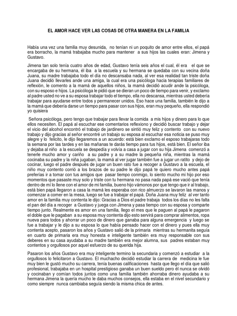 Cuento Inedito U. E. Juan Lorenzo Campero A | PDF | Amor