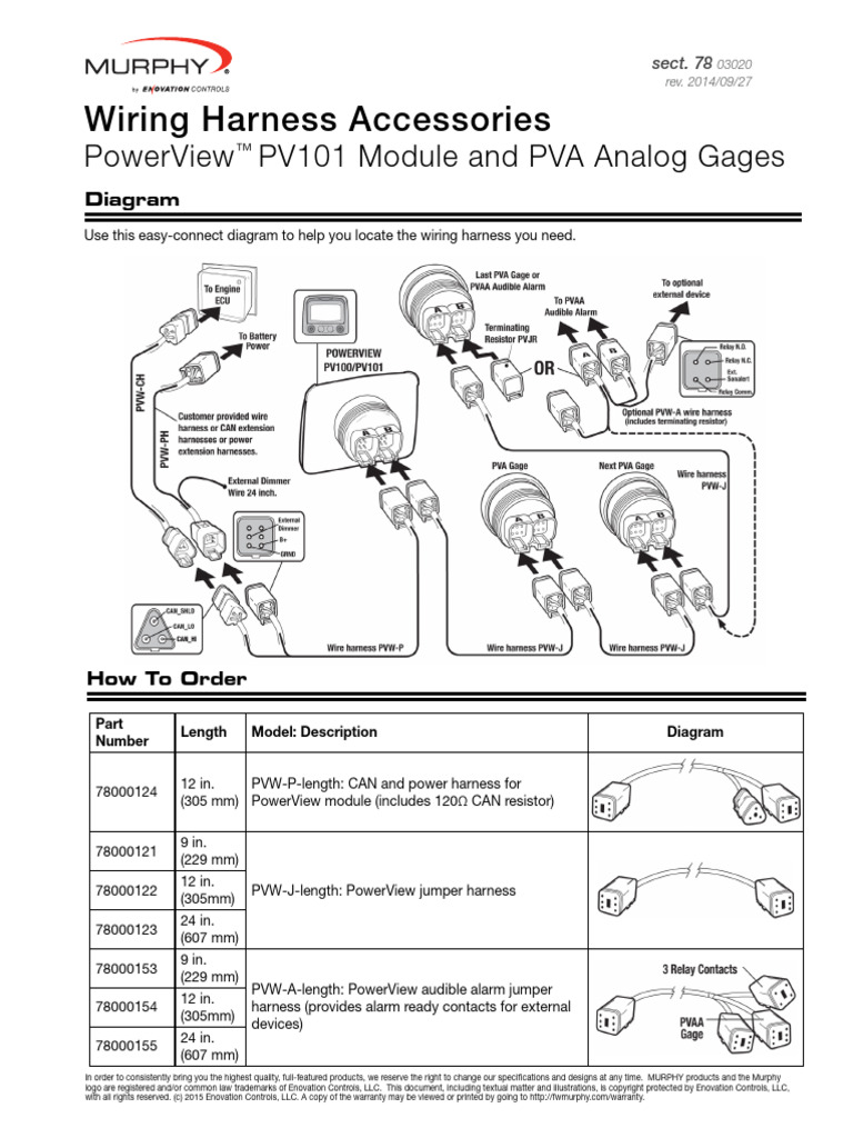 Wiring Harness Accessories PV101 | PDF | Computing | Electricity