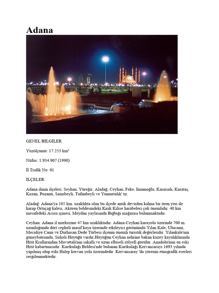 Hafta Adana... Ankara | PDF