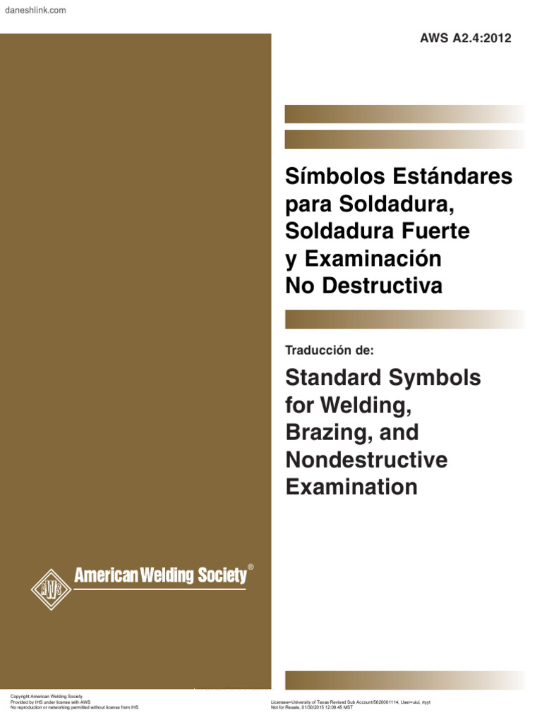 AWS A2.4 2012 Español | PDF