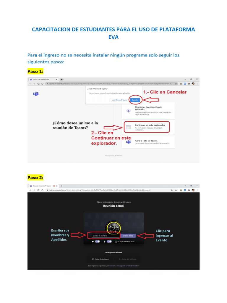 1 - Pasos para El Ingreso Estudiante | PDF