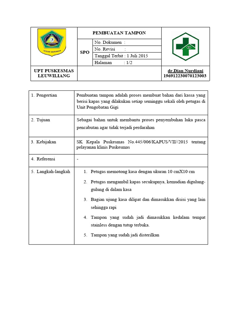 3.pembuatan Tampon | PDF