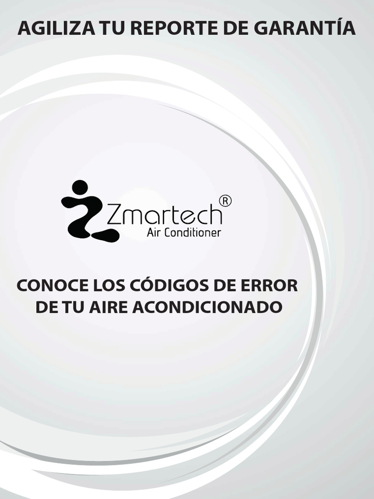 Codigos de Error Climas Zartech | PDF | Air Conditioning | Electric Motor