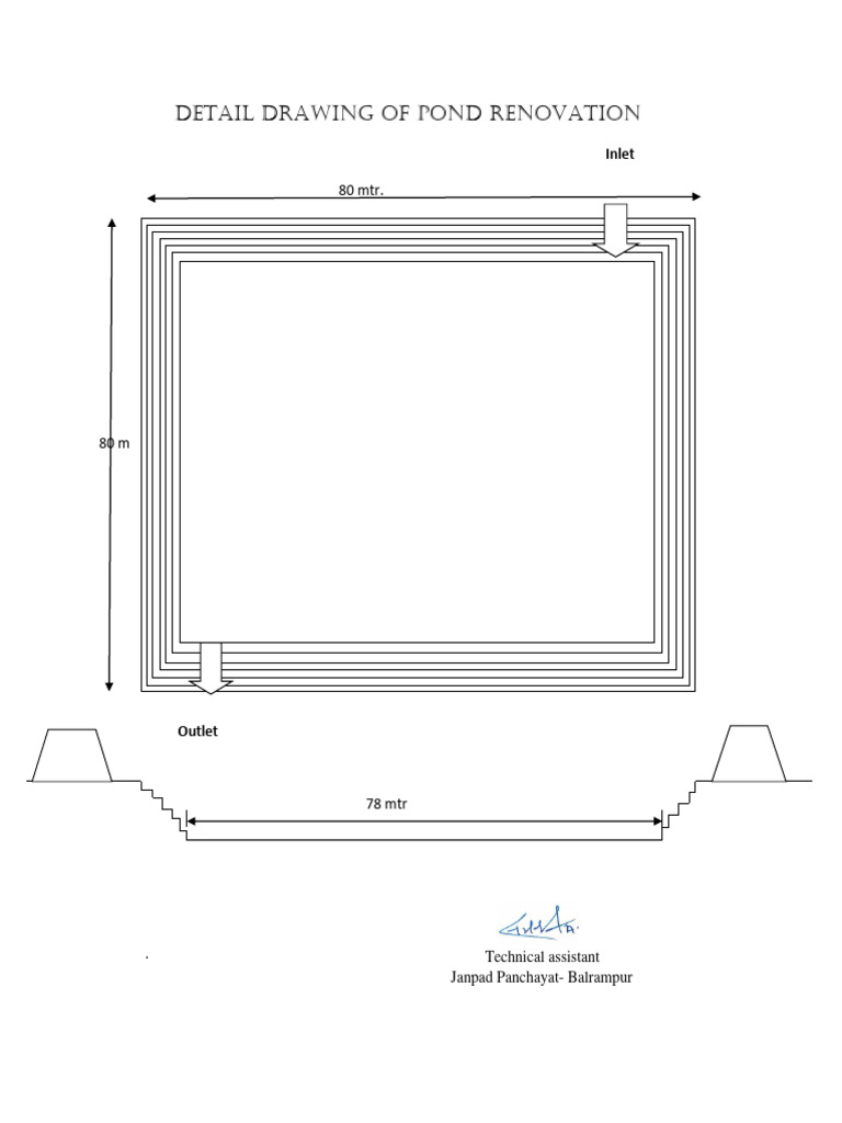TALAB DRAWING bhaisamunda | PDF