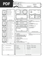 Blank D&D Character Sheet PDF | PDF | Dungeons & Dragons | Tabletop Games