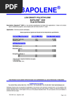 HDPE 2035 Bapolene PDF | PDF | Polyethylene | Amorphous Solid