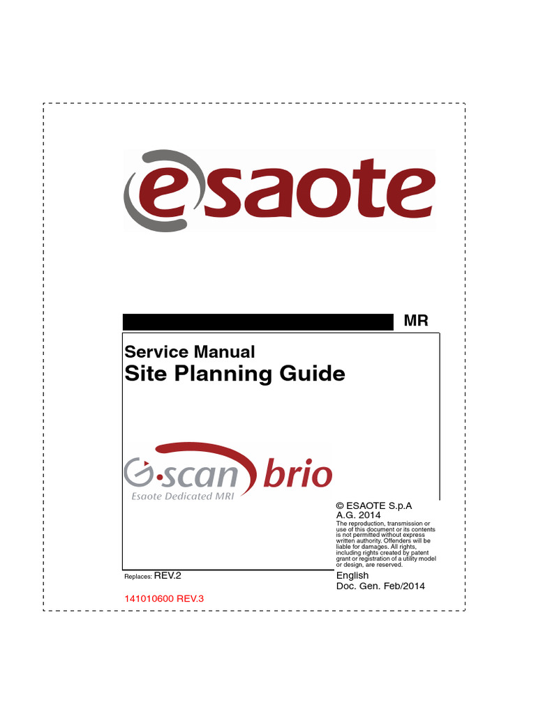 G-Scan Brio MRI Installation Guide | PDF | Power Supply | Inductor