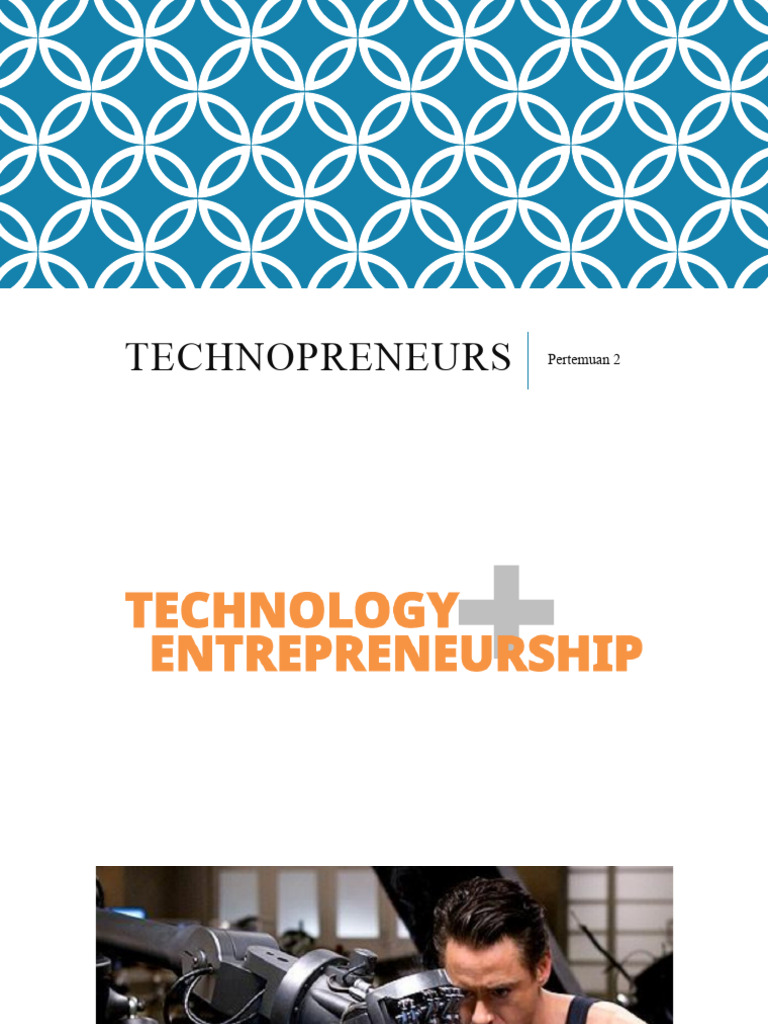 Pertemuan 2 - Technopreneurs | PDF