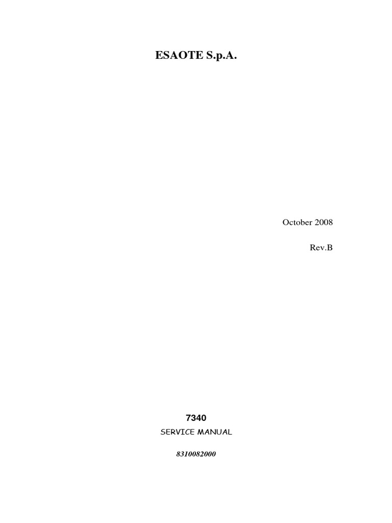 7340 ServiceManual RevB | PDF | Electrostatic Discharge | Computer Hardware