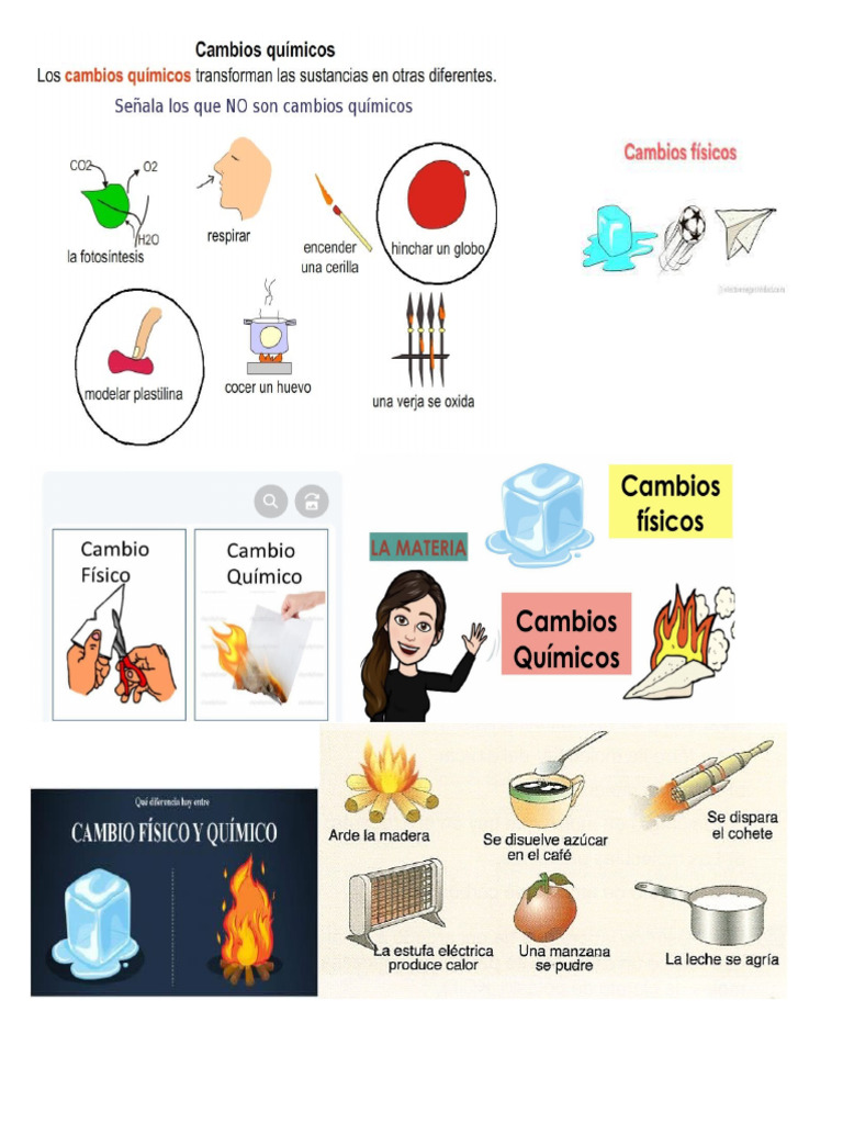 Cambios Fisicos y Quimicos | PDF