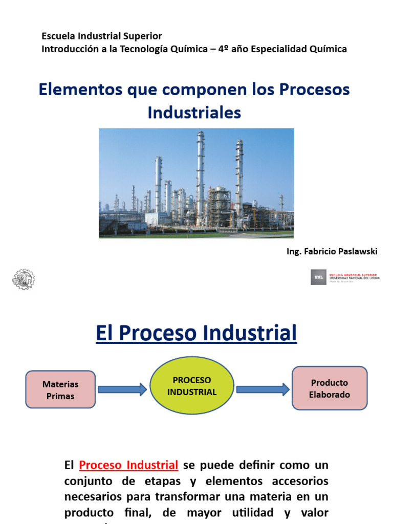Elementos de los Procesos Industriales | PDF | Química | Acero