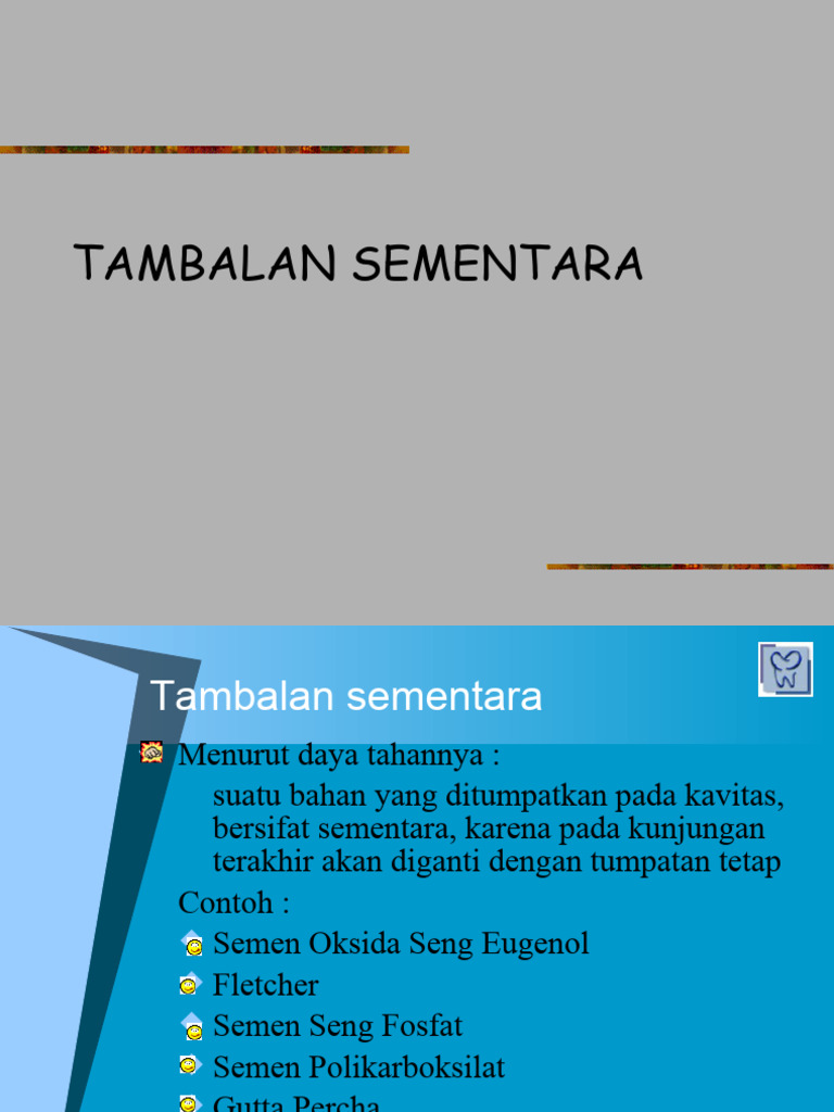 Tambalan Sementara | PDF
