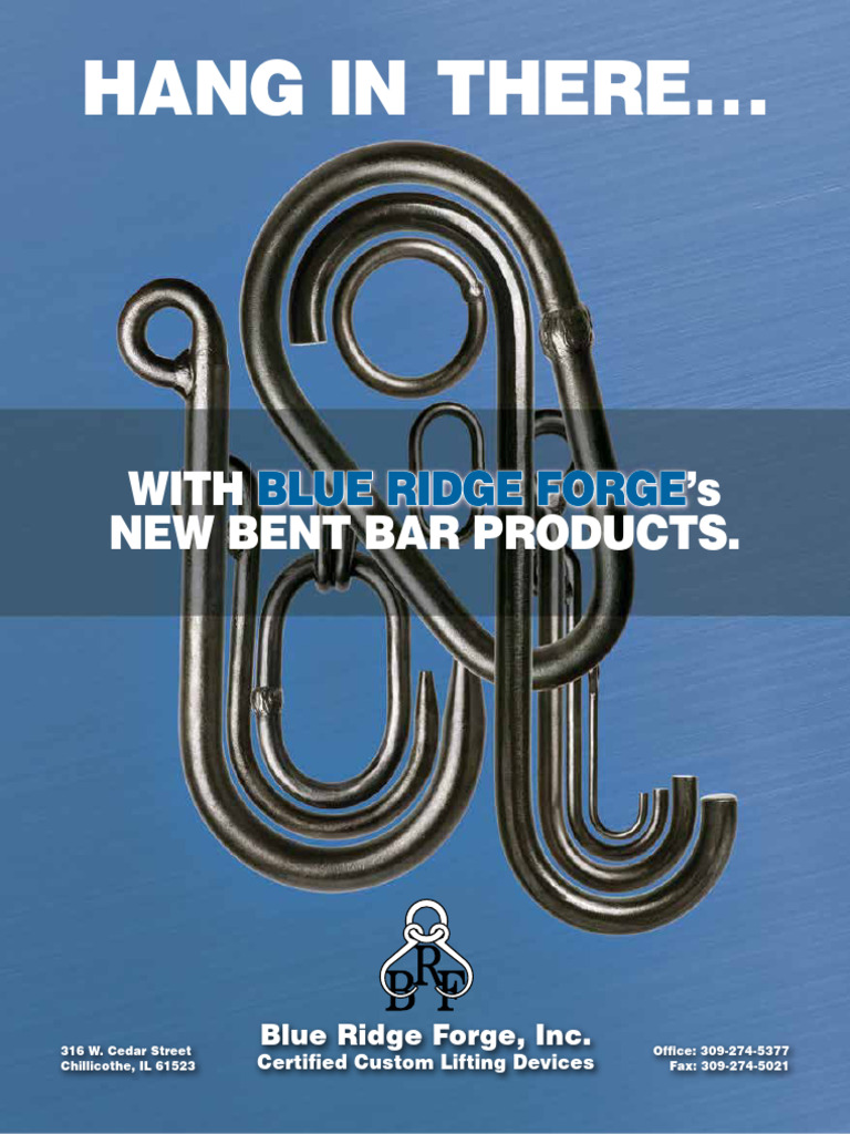 New Bent Bar Products from Blue Ridge Forge | PDF