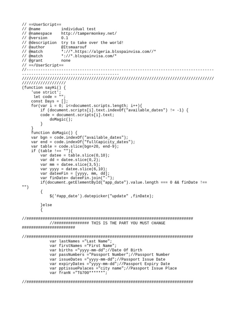 SCRIPTE Remplissage | PDF