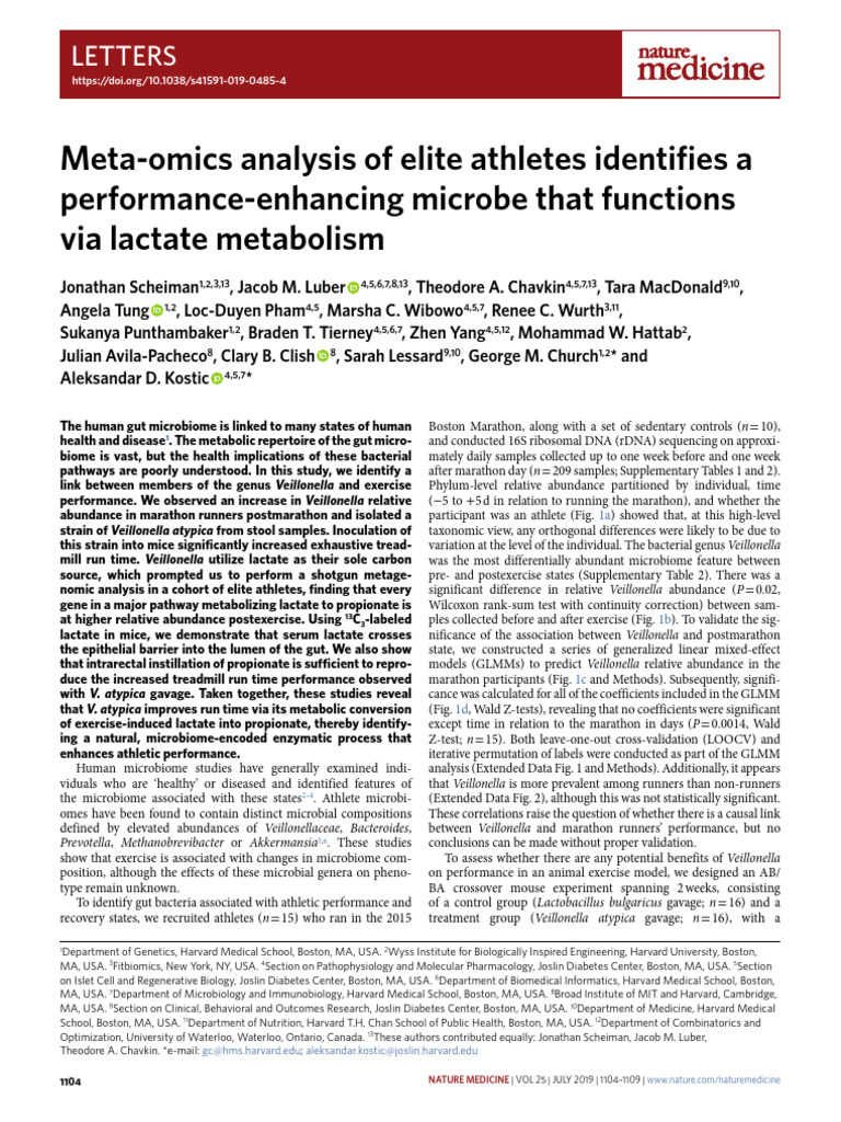 Meta Omics | Download Free PDF | Lactic Acid | Citric Acid Cycle