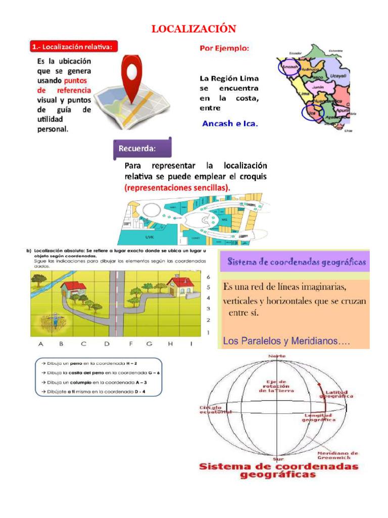 LOCALIZACIÓN y MAPAS | PDF