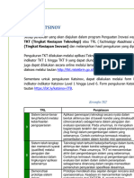 Pengukuran Tingkat Kesiapterapan Teknologi | PDF