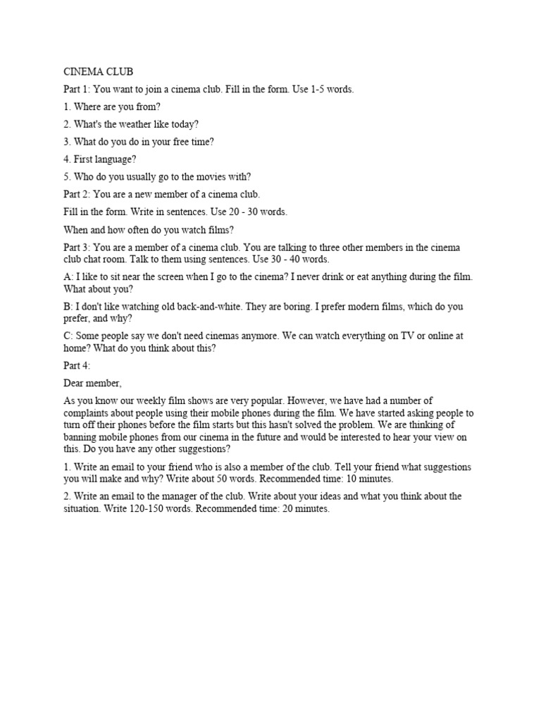 Aptis Practice 2 | PDF