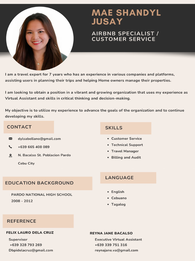 CV - Mae Shandyl Jusay.1 | PDF