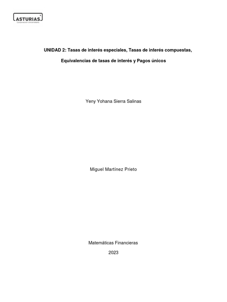 Und 2 M F Pdf Interés Tasas De Interés
