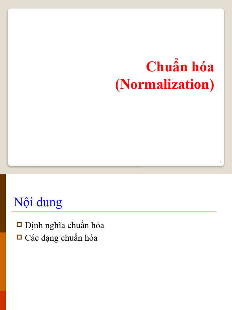 c10 Chuanhoacsdl | PDF