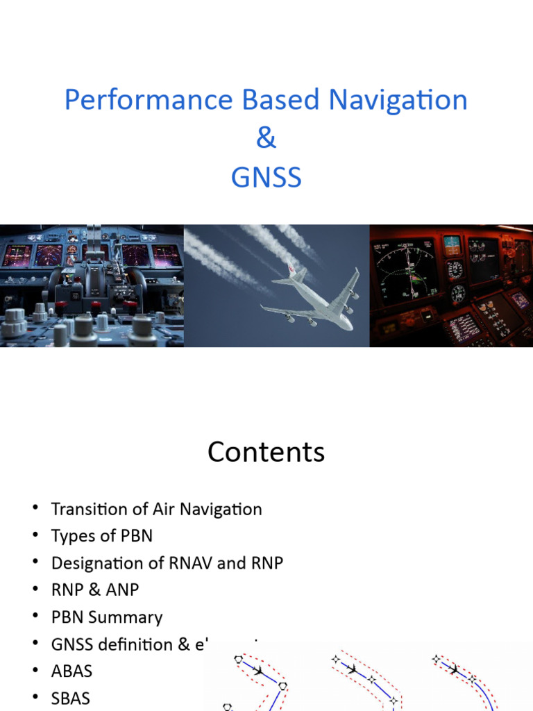 1 - Performance Based Navigation | PDF | Equipment | Geographic Data ...