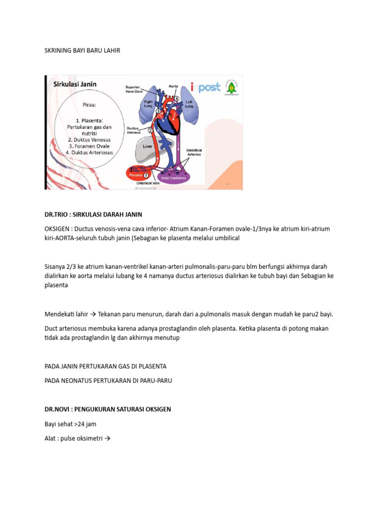 Skrining Bayi Baru Lahir | PDF Skrining Bayi Baru Lahir | PDF