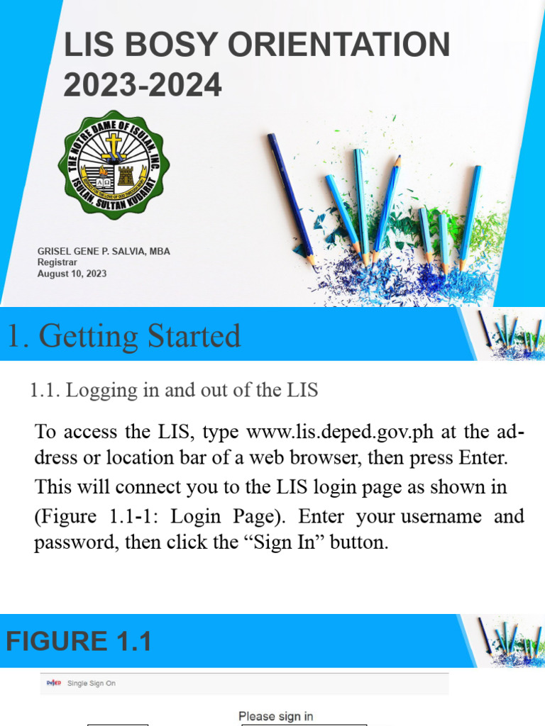 Lis Orientation Pdf