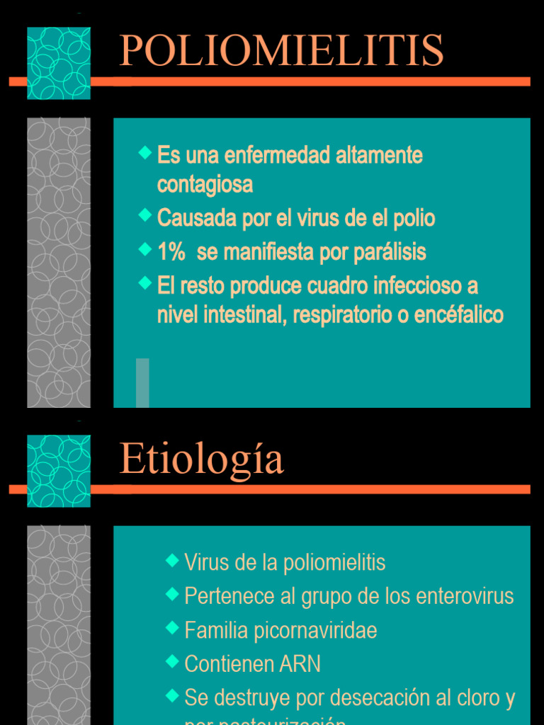 Poliomielitis | PDF