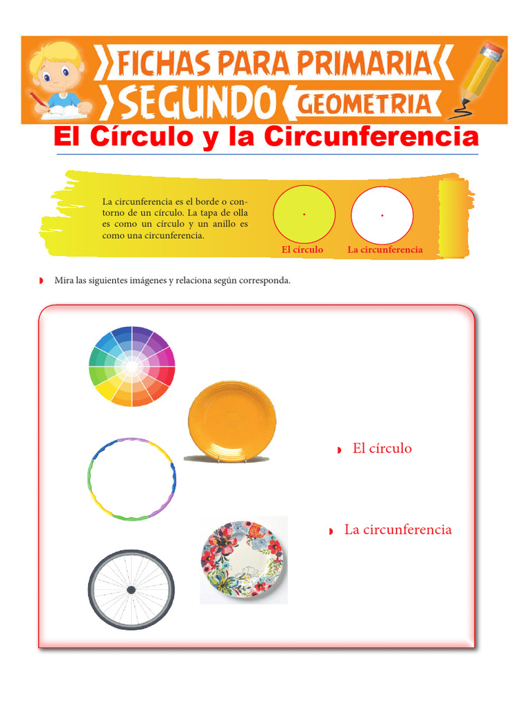 El Círculo y La Circunferencia para Segundo de Primaria | PDF | Métodos ...