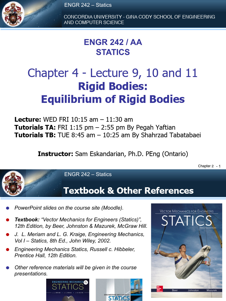 Equilibrium of Rigid Bodies Guide | PDF | Chemical Equilibrium | Force
