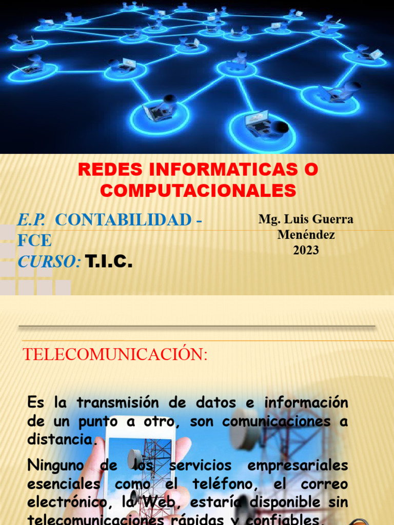 REDES Bus Inf TIC 2023 | PDF | Red de computadoras | Topología de la red