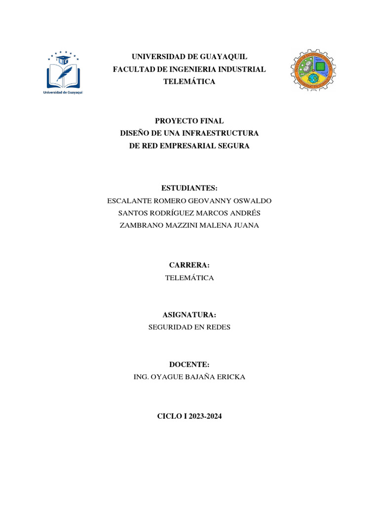 ProyectoFinal Packet Tracer | Descargar gratis PDF | Red privada virtual | Red de computadoras