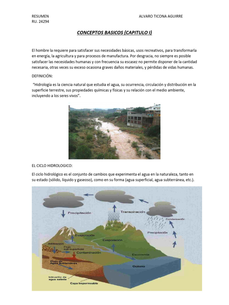 Conceptos Basicos | PDF | Sistema | Hidrología