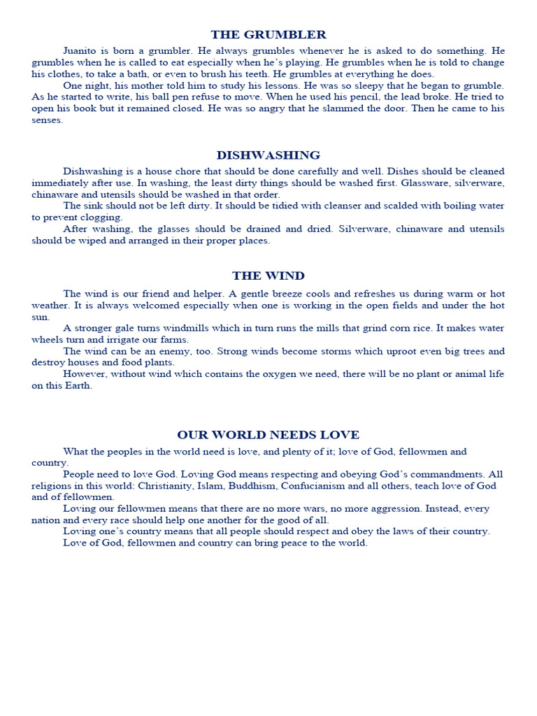 Reading Materials For SLOW or Non Readers 1 | PDF