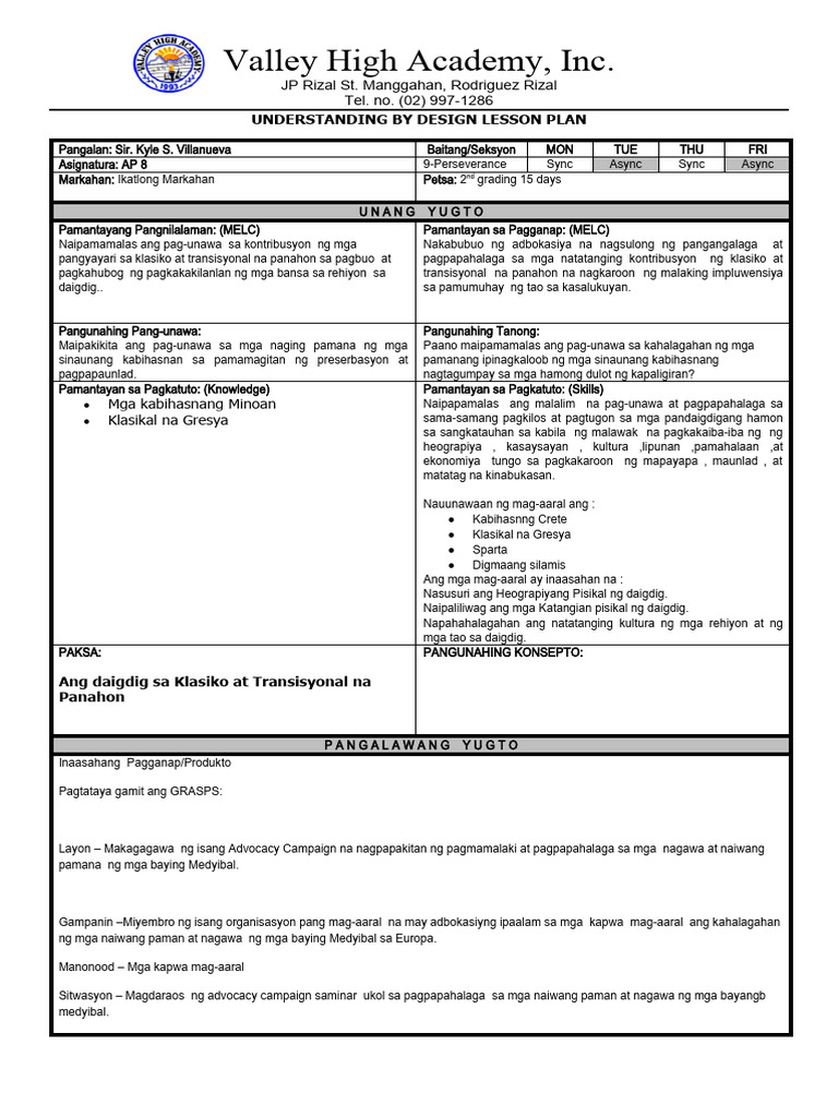 Ap 8 2ND Grading | PDF