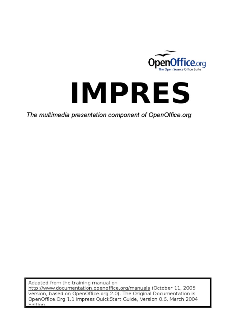 Impres: Adapted From The Training Manual On Edition | PDF | Page Layout ...