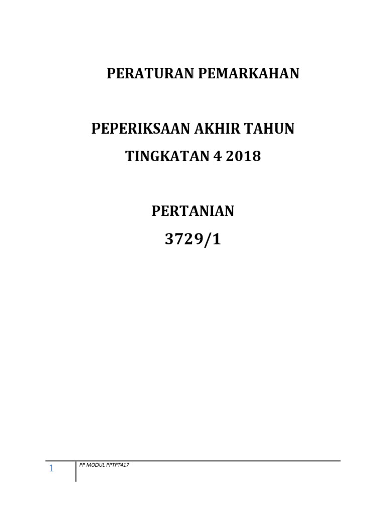 Skema Pat t4 2018 | PDF