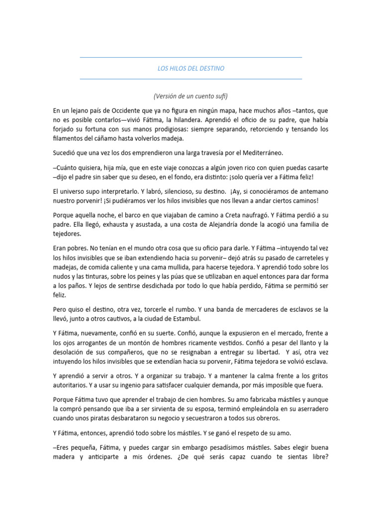 Los hilos del destino | PDF | Programación neurolingüistica