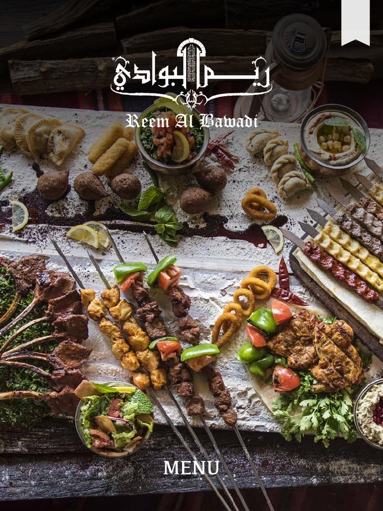 Rab Menu English 20x27cm Lowres | PDF | Kebab | Middle Eastern Cuisine