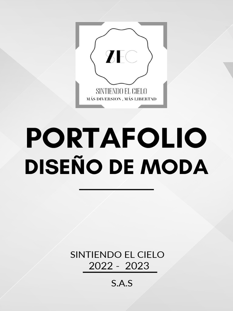 Portafolio de Diseño Gráfico Profesional Moderno Simple Gris y Negro ...