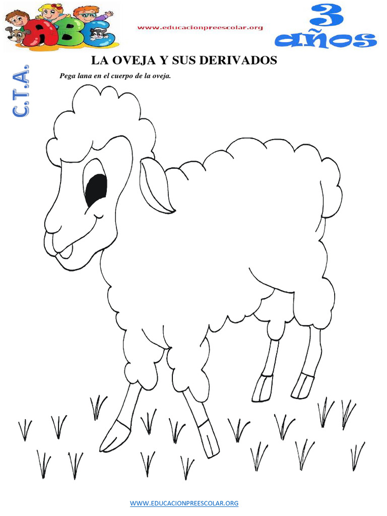La-Oveja-y-sus-Derivados-Para-Niños-de-3-Años | PDF