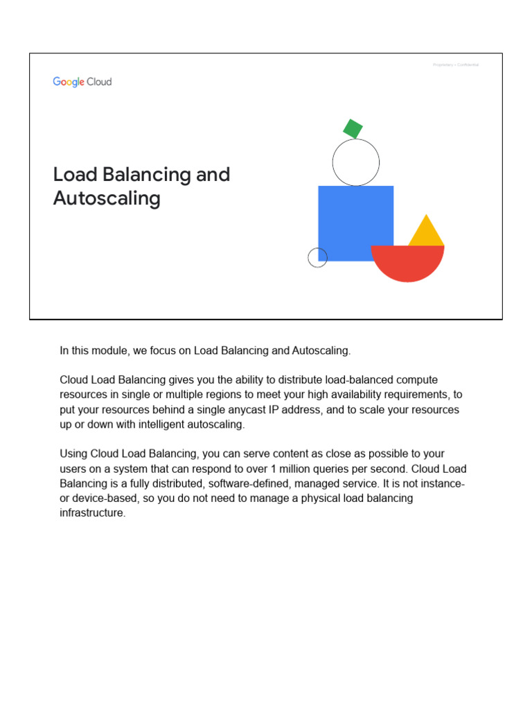 09 Load Balancing and Autoscaling | PDF | Proxy Server | Load Balancing (Computing)