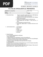 SOP-PRD-004 Dumping Dan Pembuatan Disposal | PDF