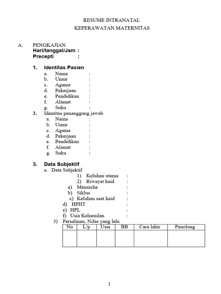 Resume Maternitas | PDF | Sains & Matematika