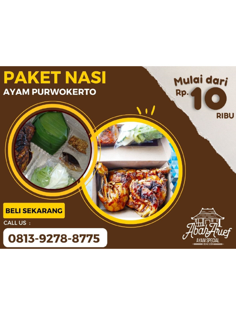 Paket Nasi Ayam Rocket Chicken | PDF