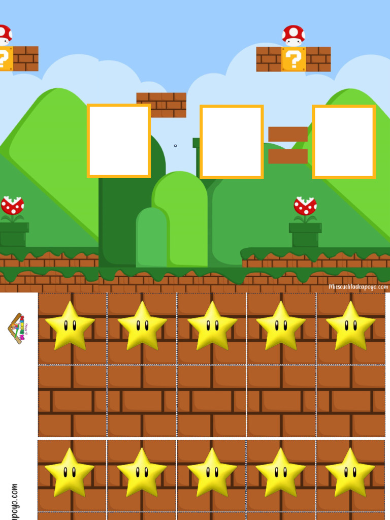 Sumas y Restas Juego Mario Mi Escuelita de Apoyo | PDF