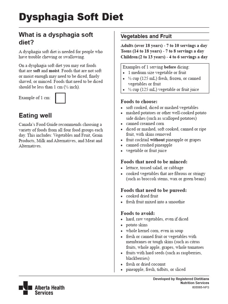 Dysphagia Soft Diet Pdf Sausage Vegetables
