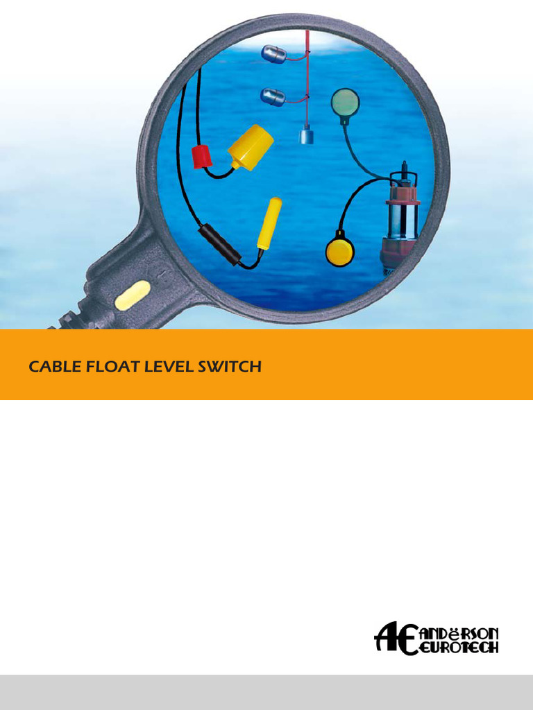 Anderson Eurotech Cable Float Level Switch | PDF | Switch | Equipment